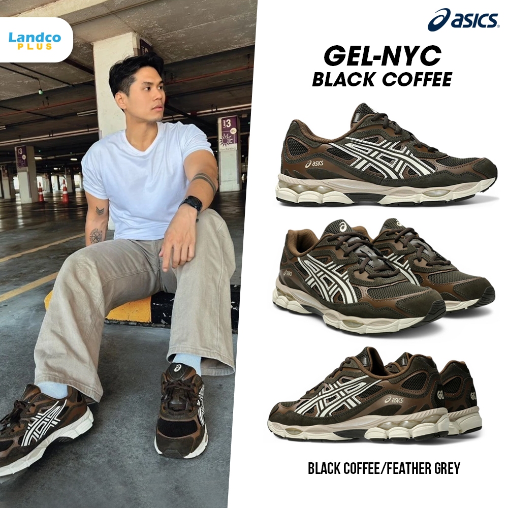 Asics รองเท้าผ้าใบ รองเท้าลำลอง ND UX GEL-NYC Black Coffee/Feather Grey ...
