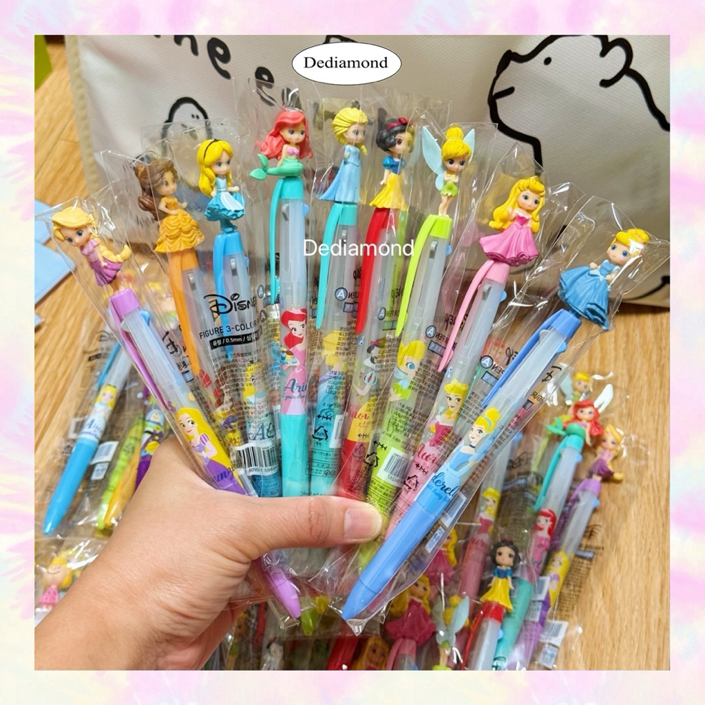 ปากกาลูกลื่นดิสนีย์ Disney Princess Pen 3 colors ปากกาลูกลื่น 0.5 มม ...
