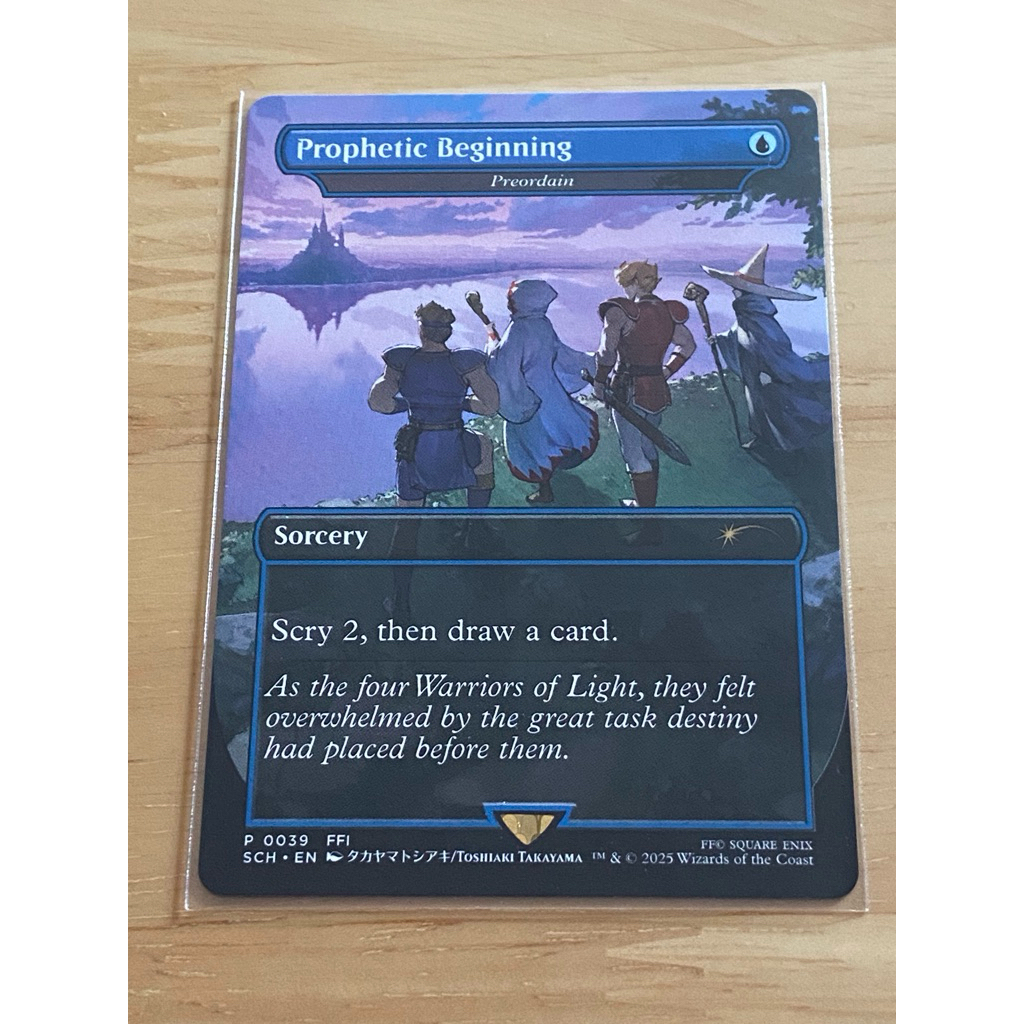 [MTG][SCH] Promotional: Preordain (Prophetic Beginning - Store Championship) การ์ดแท้ Magic The ...
