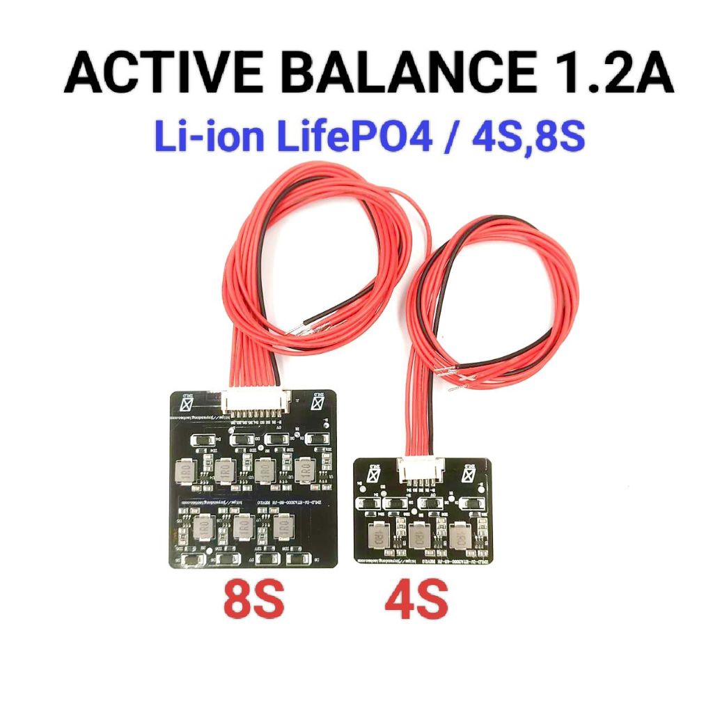 Active balance Li-ion Lifepo4 4s-8s 1.2A แบตเตอร่ลิเธียมฟอสเฟต | Shopee ...