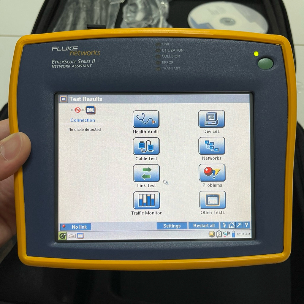 Fluke Networks EtherScope Series II Network Assistant | Shopee Thailand