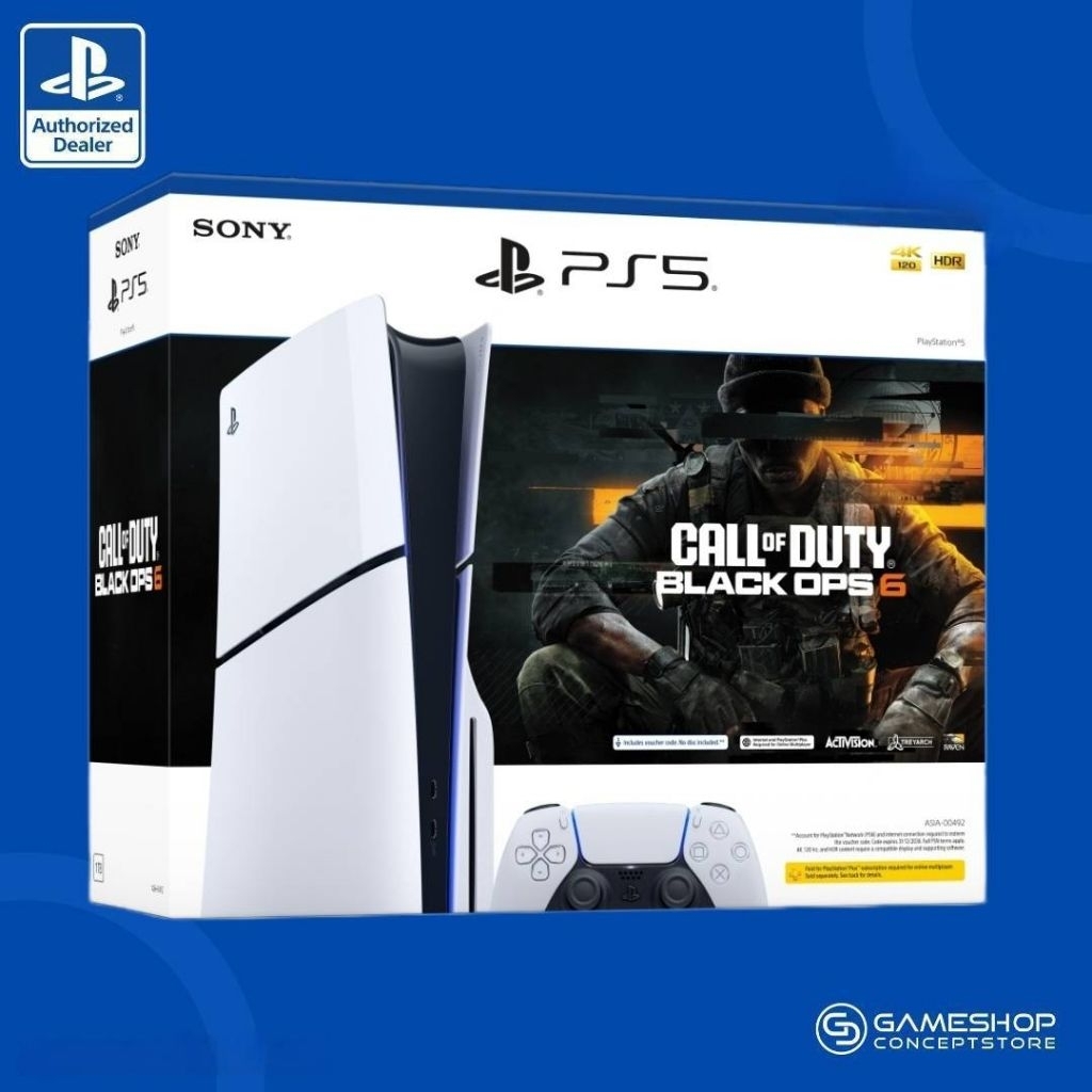 [แถมเกม ส่งด่วน] PlayStation 5 : PS5 Slim Disc edition bundle Call of ...