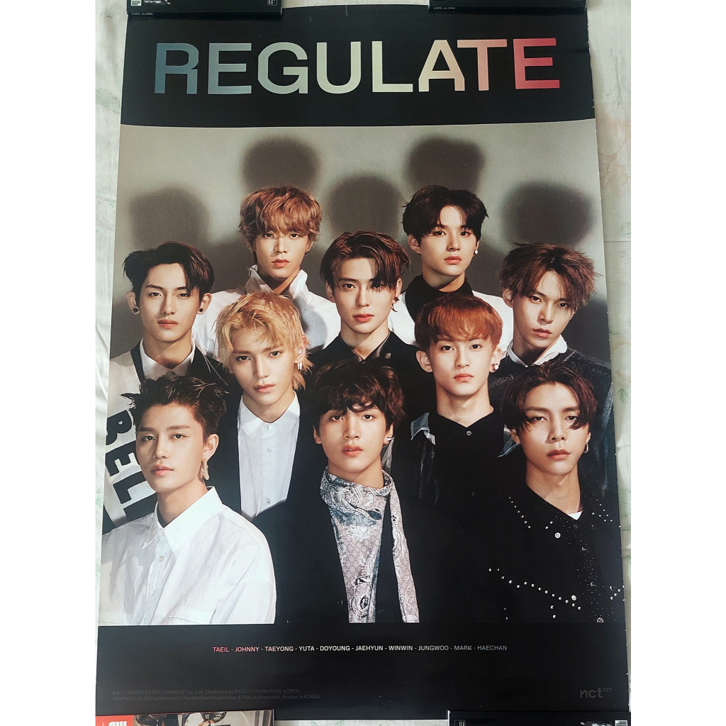 โปสเตอร์ ของแท้ จาก อัลบั้ม NCT 127 - REGULATE Album พร้อมส่ง Kpop ...