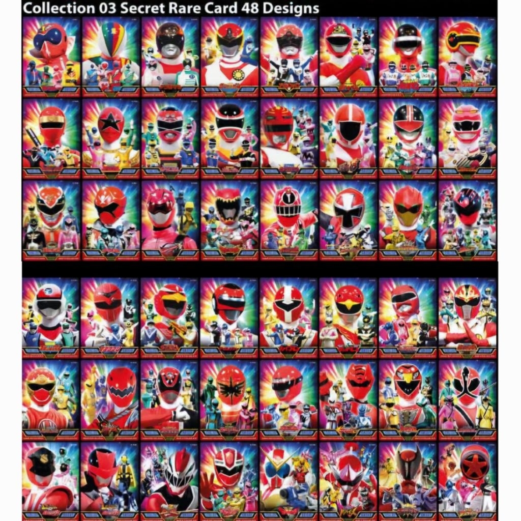 [พร้อมส่ง] Super Sentai Card SR Collection การ์ดคอลเลคชั่น ซูเปอร์เซ็น ...