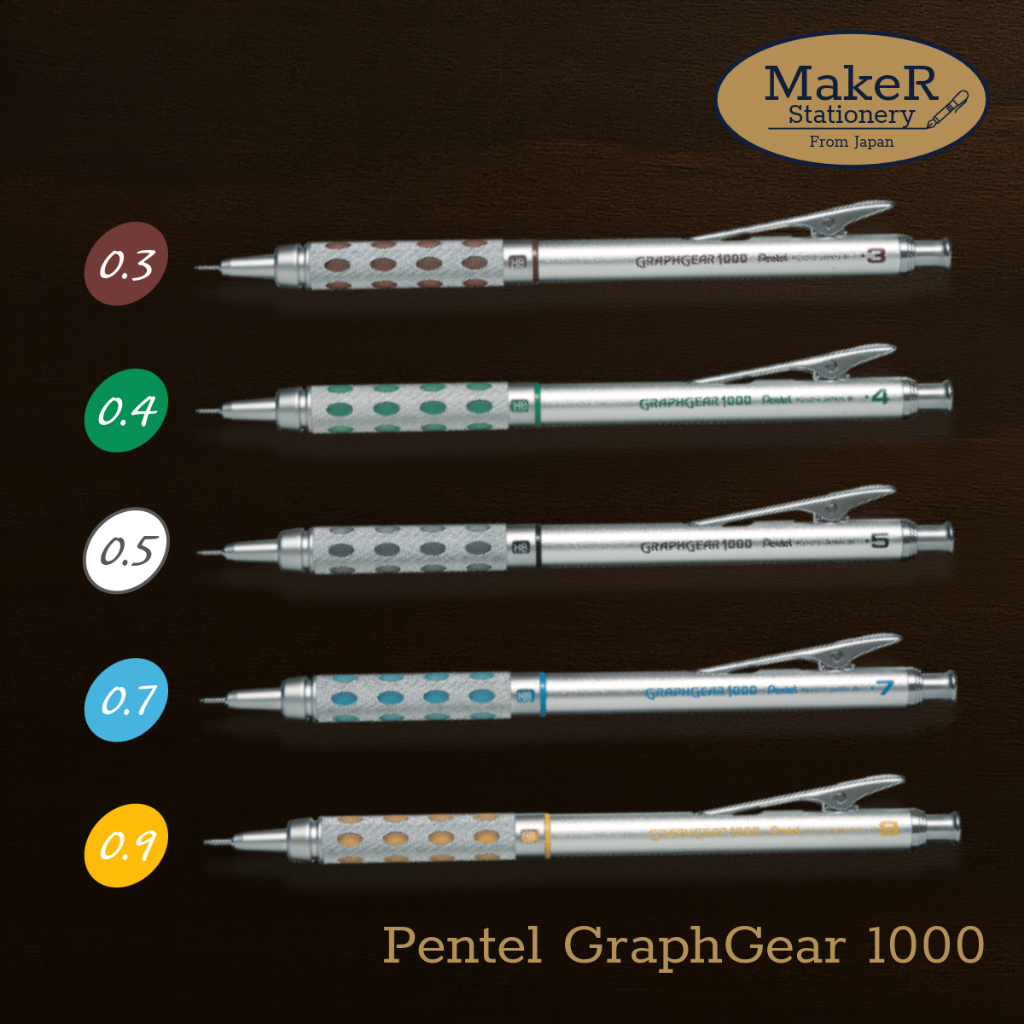 Pentel Graph Gear 1000 Mechanical Pencil / From Japan | Shopee Thailand