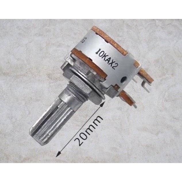 Potentiometer ALPS Japan รุ่น RK-16 Dual 10KA, 10KB, 20KB, 50KA, 50KB ...