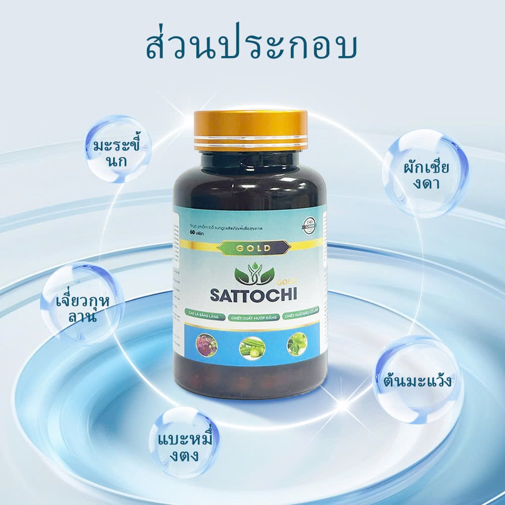 SATTOCHI Gold วิตามินควบคุมน้ำตาลในเลือด | ดูแลเบาหวาน สมดุลน้ำตาลใน ...