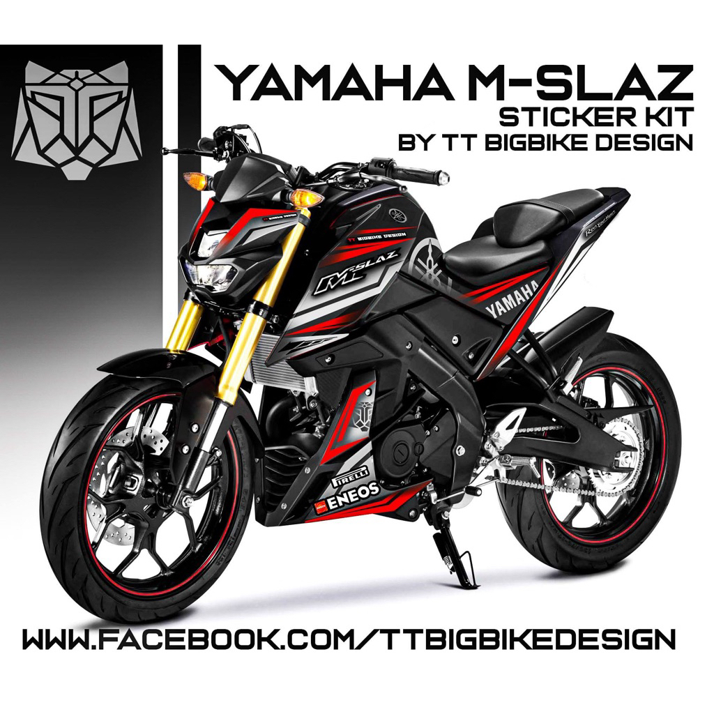 (Mr.AM) ชุดสติ๊กเกอร์ [เกรด Premium] Yamaha M-SLAZ (M-SLAZ) | Shopee ...