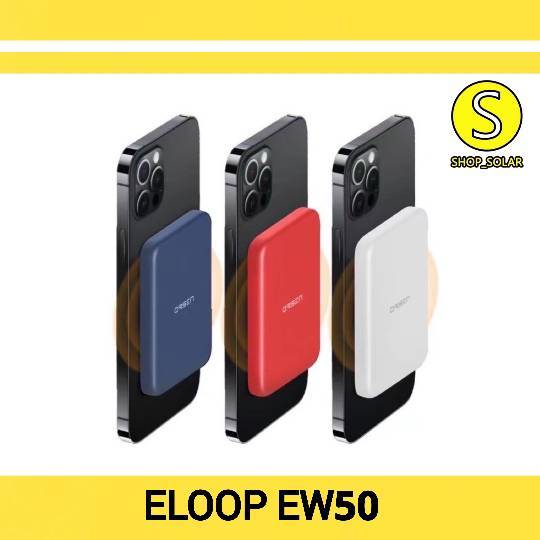 Eloop EW50 MagCharge Magnetic 4200mAh แบตสำรองไร้สาย Power Bank ...