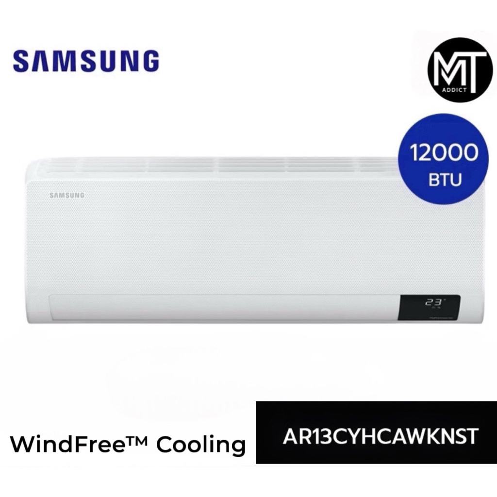 แอร์ประหยัดไฟ Samsung เครื่องปรับอากาศ ขนาด 12000 BTU รุ่น AR13CYEAAWKN ...