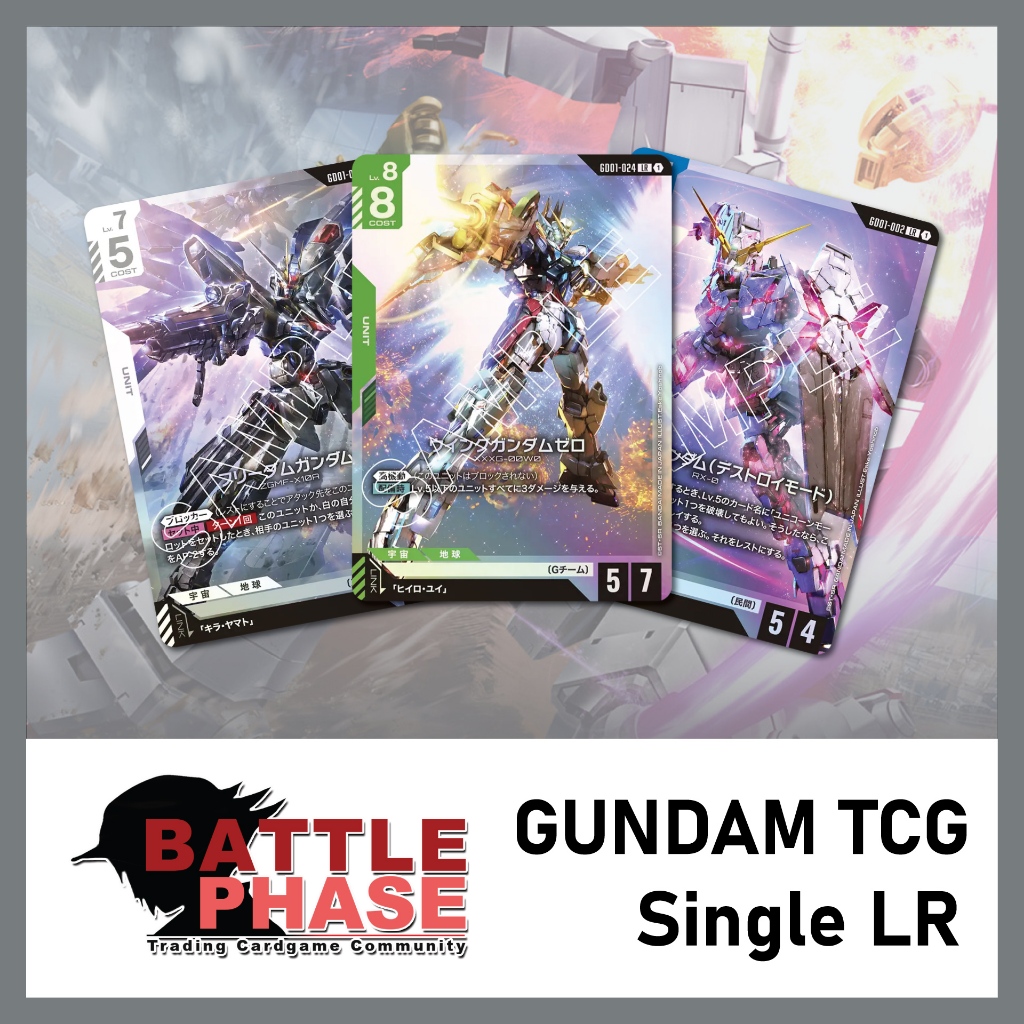 [ GUNDAM TCG JP ] GD01 Newtype Rising Single LR | Shopee Thailand