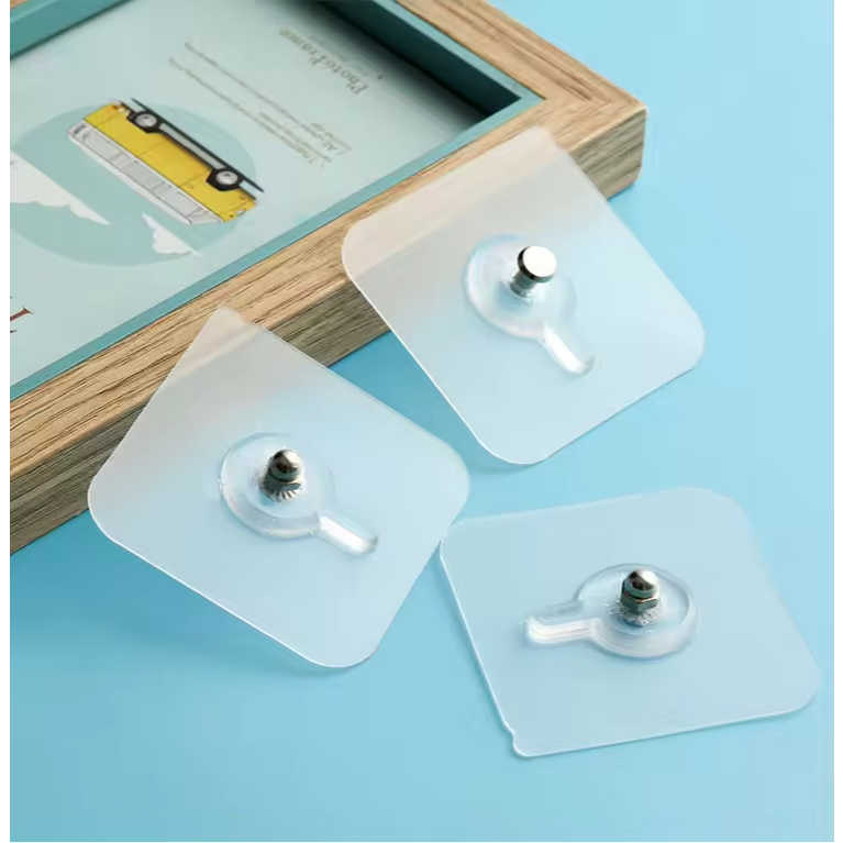 ตะขอแขวนติดผนังสําหรับแขวนกรอบรูป ตะขอตะปู ตะขอแปะสูญญากาศ 1ชิ้น #Z126 ...