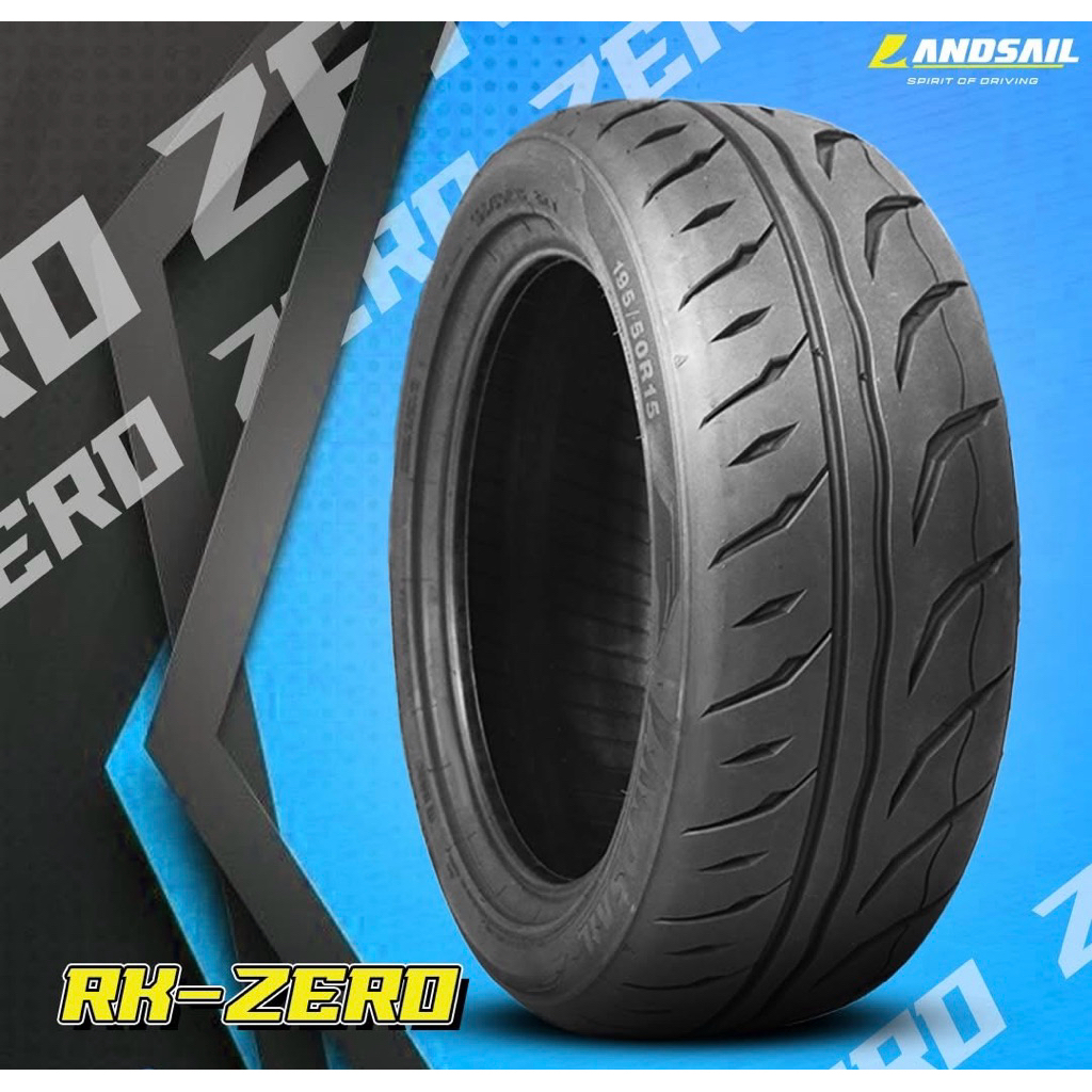 ( 1เส้น ) ปี25 LANDSAIL RS009 , RK007 , RK-zero ขอบ15 ยางใหม่ | Shopee ...