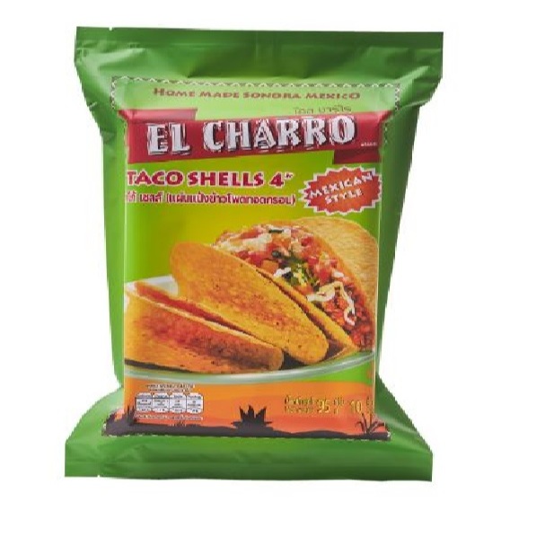 El Charro Taco Shells 4” (95g) แป้งทาโก้เชลล์ แผ่นข้าวโพดทอดกรอบ ต้น ...