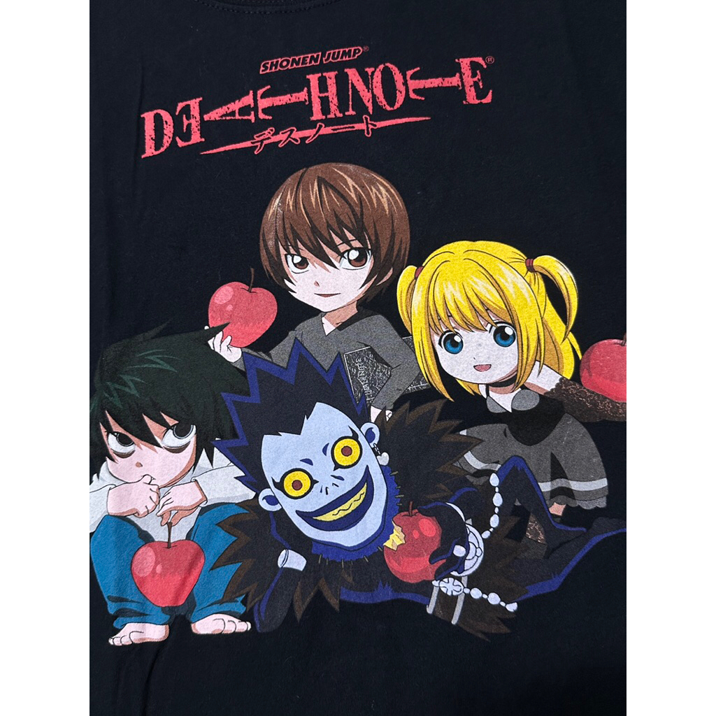 (มือ2) เสื้อยืดเดธโน๊ต Death Note T-Shirt ลิขสิทธิ์แท้ สภาพใหม่ ...
