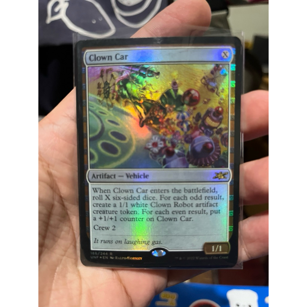 การ์ด MTG Clown Car Foil Artifact Magic the Gathering EDH รุ่น UNF สภาพ ...