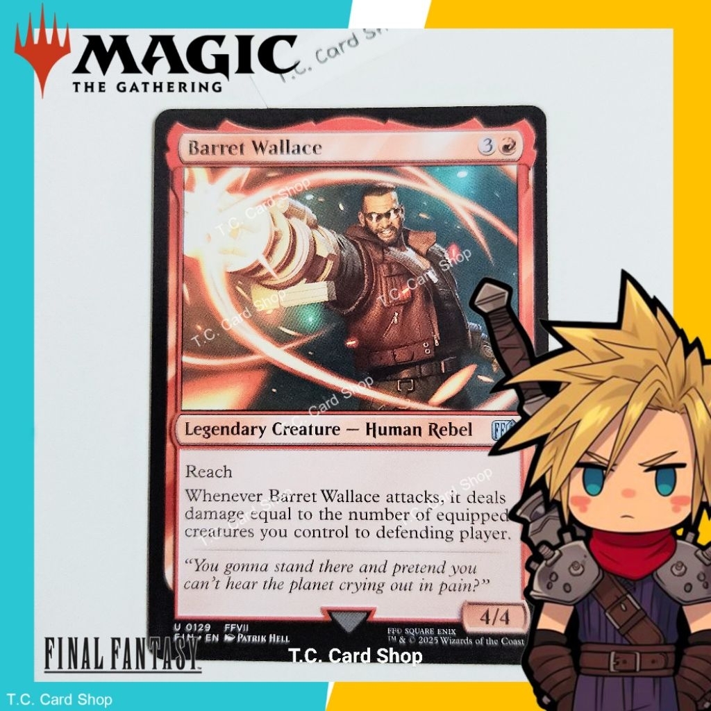 Barret Wallace - U0129 (FFVII) - Final Fantasy - Magic the Gathering ...