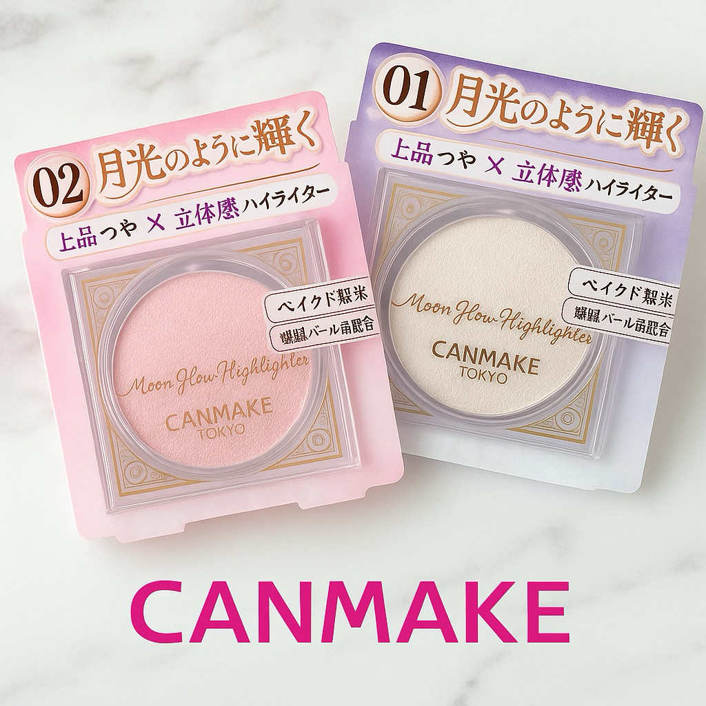 CANMAKE Moon Glow Highlighther ไฮไลท์ไข่มุกเนื้อเนียนละเอียด | Shopee Thailand