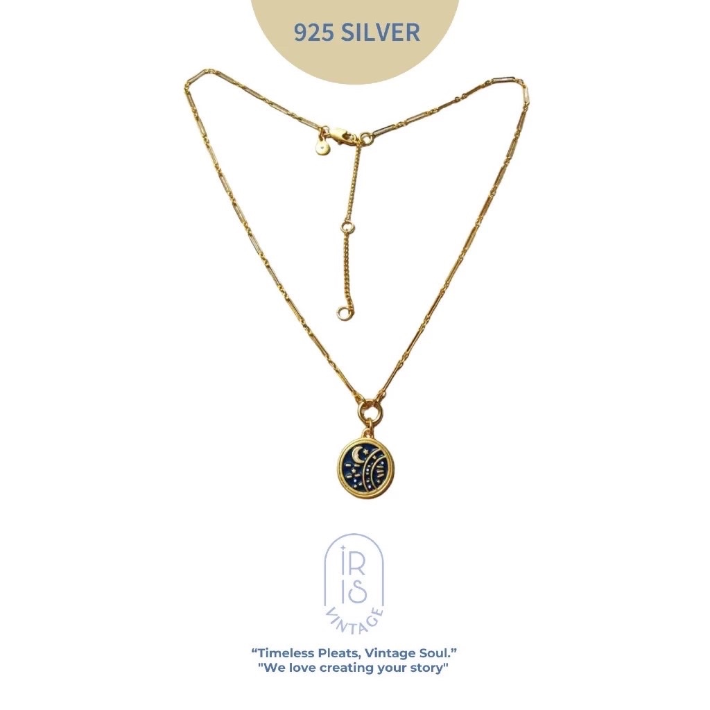 พร้อมส่ง IRIS Vintage | Necklace สร้อยคอผู้หญิง งานละเอียด ใส่ออกงาน ทอง18k S925 ของขวัญวันเกิด ...