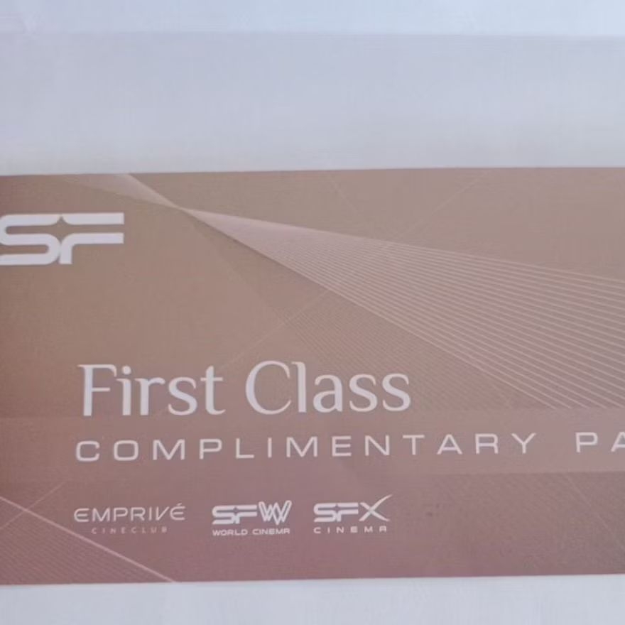ตั๋วหนัง SF FIRST CLASS / THE BED หมดอายุ 30 กันยายน 2568 ใช้จอง ...