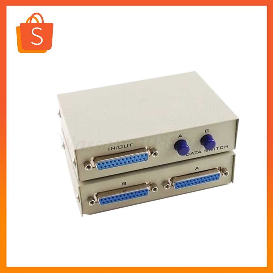 2-Way A/B DB25 Parallel Manual Push Button Switch Box | Shopee Thailand