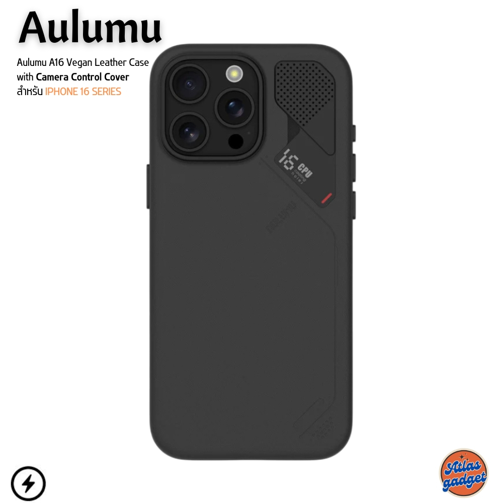 Aulumu A16 Vegan Leather Case with Camera Control Cover เคส iPhone 16 ...