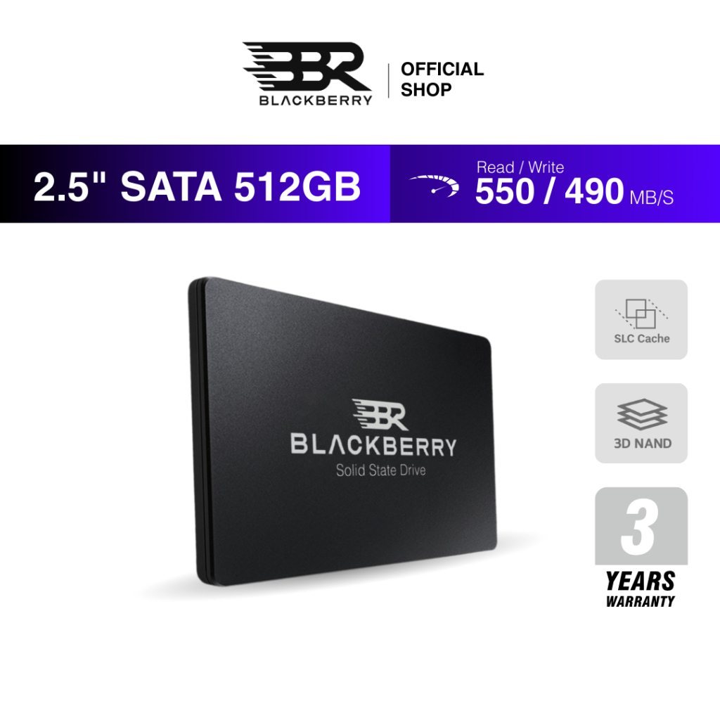 512GB SSD SATA 3 2.5" Blackberry (BBR) รับประกัน 3 ปี | Shopee Thailand