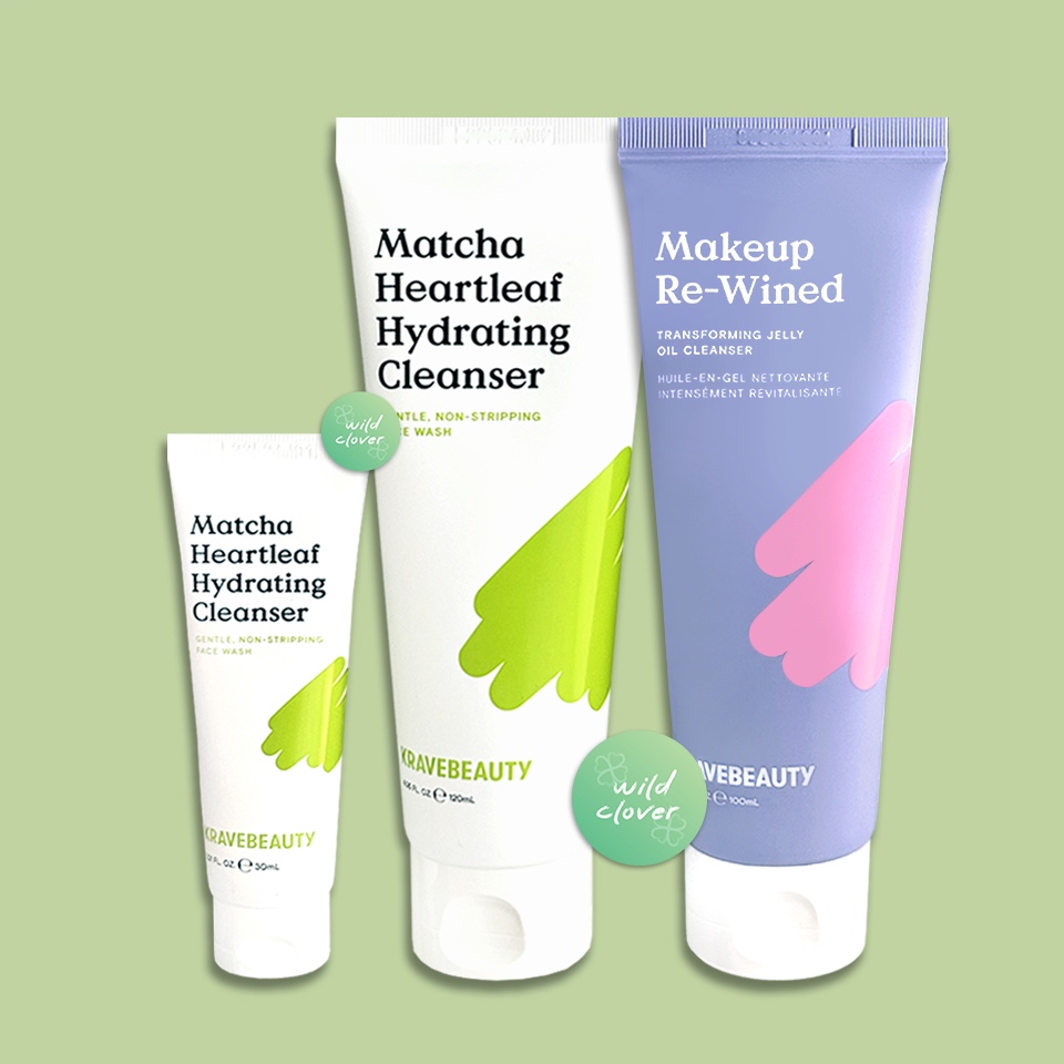 🍀 KRAVE : แท้ฉลากไทย matcha heartleaf hydrating cleanser 120ml, makeup ...