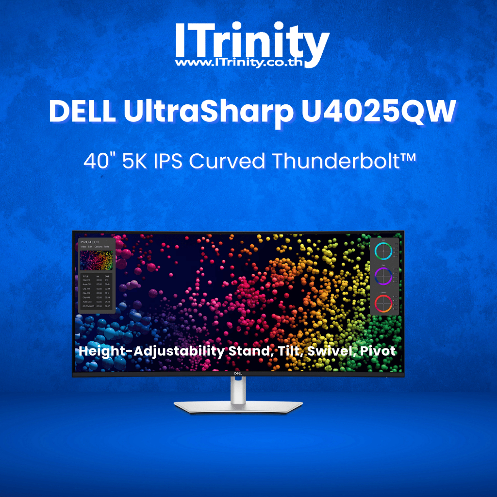 Dell U4025QW UltraSharp 40 Curved Thunderbolt™ Hub Monitor เดลล์ จอ ...