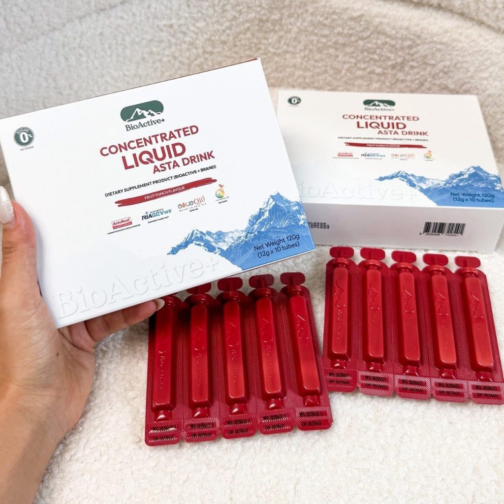 [ของแท้+พร้อมส่ง] 1 กล่อง+ของแถม : BioActive+ Concentrated Liquid Asta ...