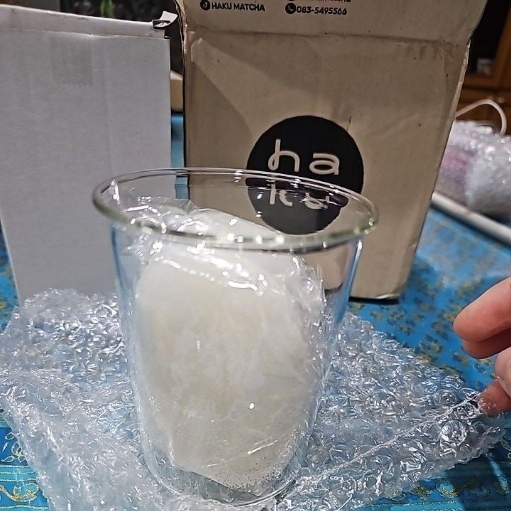 HAKU GLASS MATCHA LIKE A CAT(แมวขม) แก้วใสเนื้อบางสไตล์ญี่ปุ่น ความจุ ...