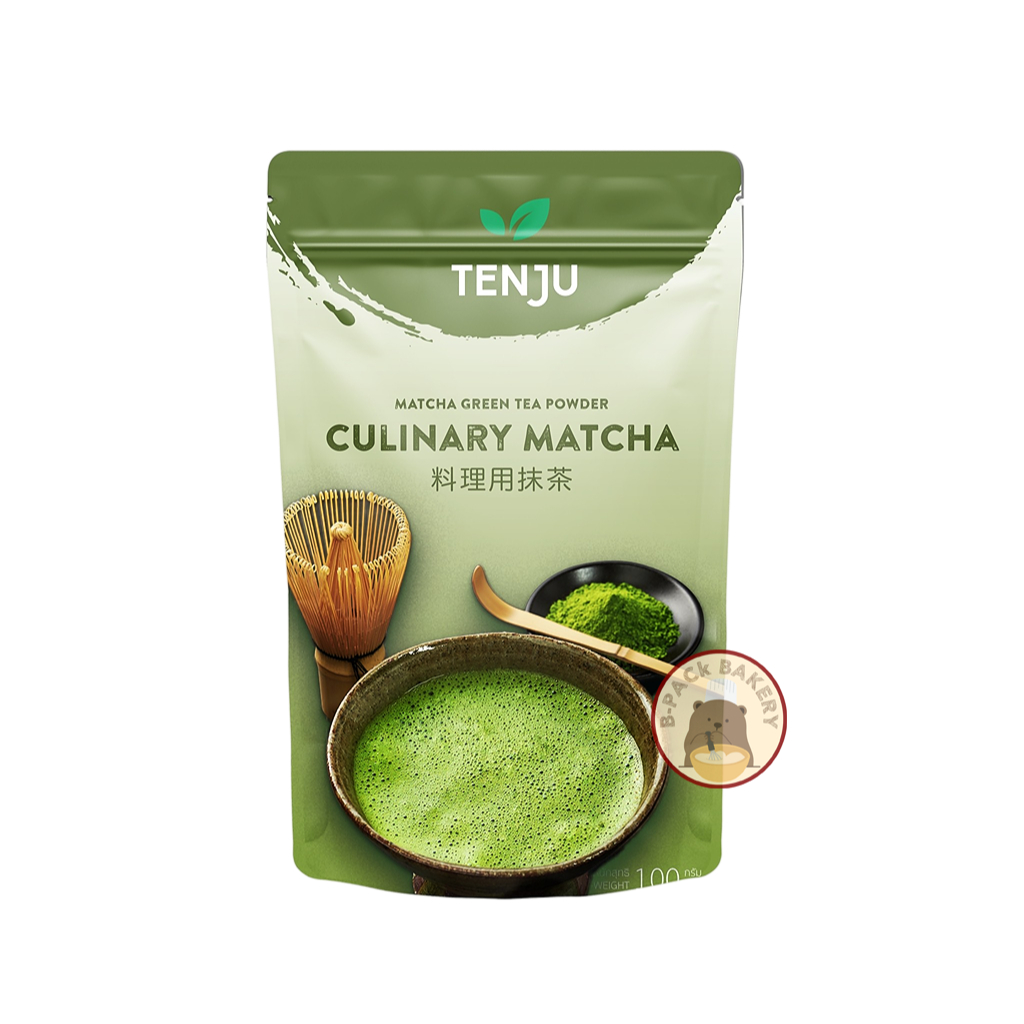 (คูลินารี) เท็นจู คูลินารี่ มัทฉะ ผงชาเขียวมัทฉะ นำเข้าจากญี่ปุ่น Tenju Culinary Matcha 100g ...
