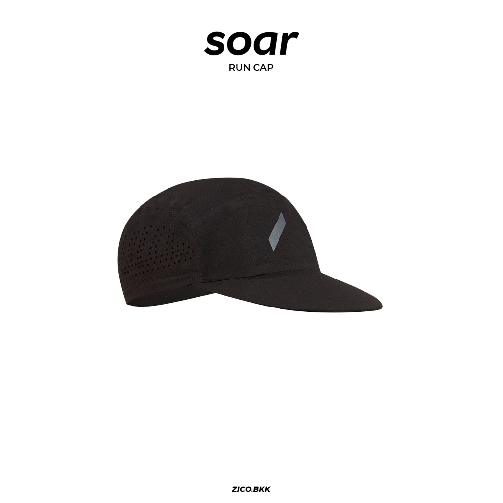 SOAR Run Cap – Black | Shopee Thailand