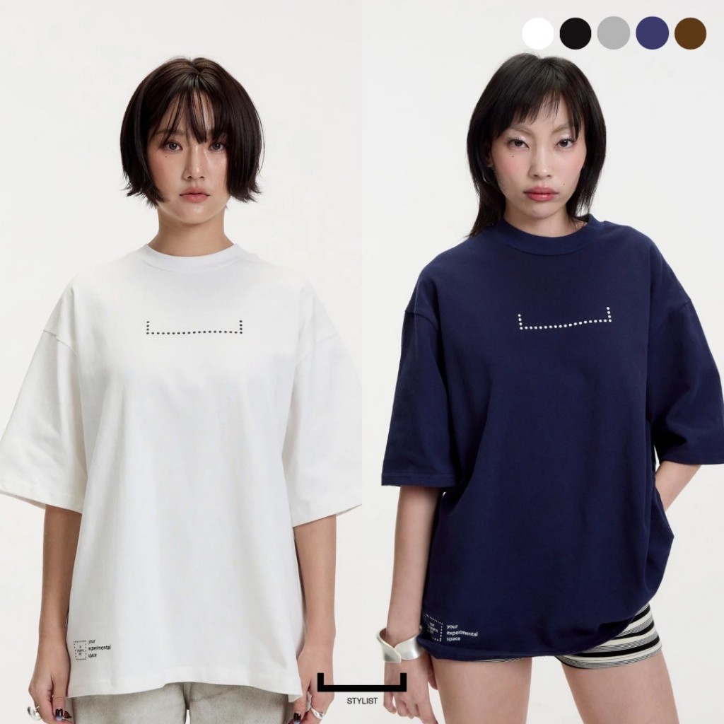 STYLIST - Experimental T-Shirts Experimental 001 เสื้อยืดโอเวอร์ไซซ์ ...