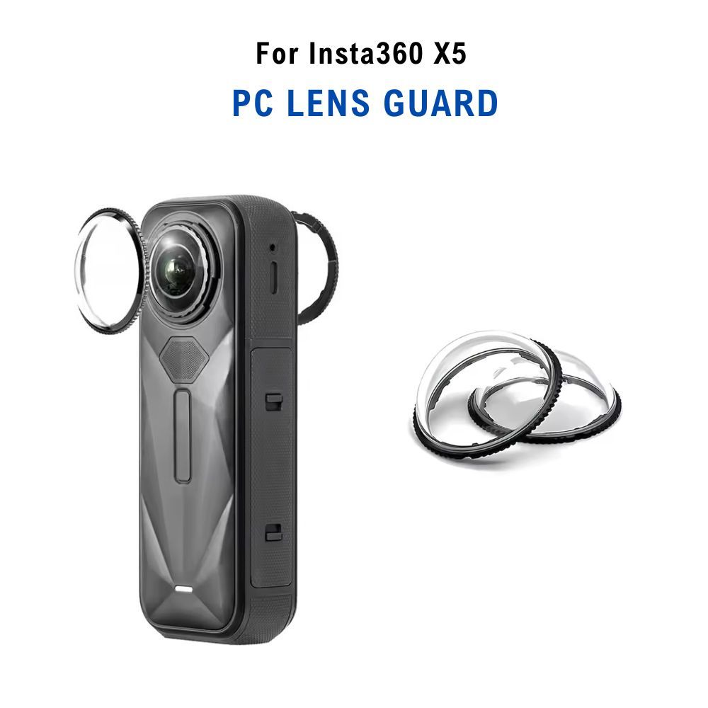 For Insta360 X5 PC Lens Guard Rotating Lens Protector Cover ...