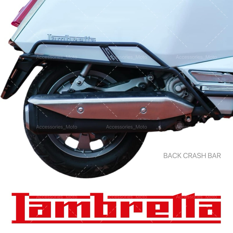 แคชบาร์หลัง Motoskill สำหรับ Lambretta X300 / Back Crash Bar | Shopee ...