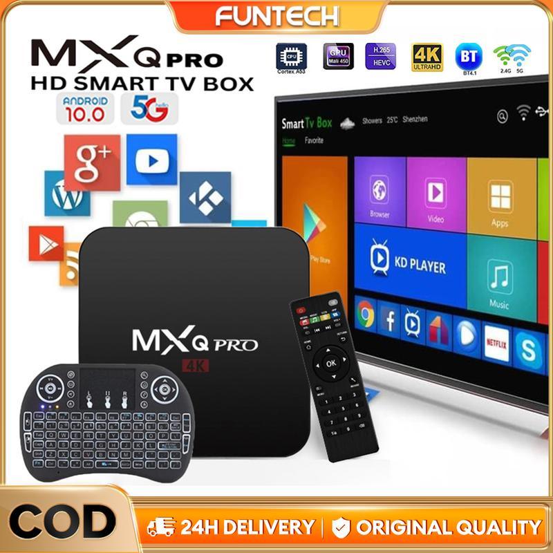 Smart TV MXQ PRO BOX Android 12 4K 2.4G/5G WiFi Allwinner H3Quad Core ...