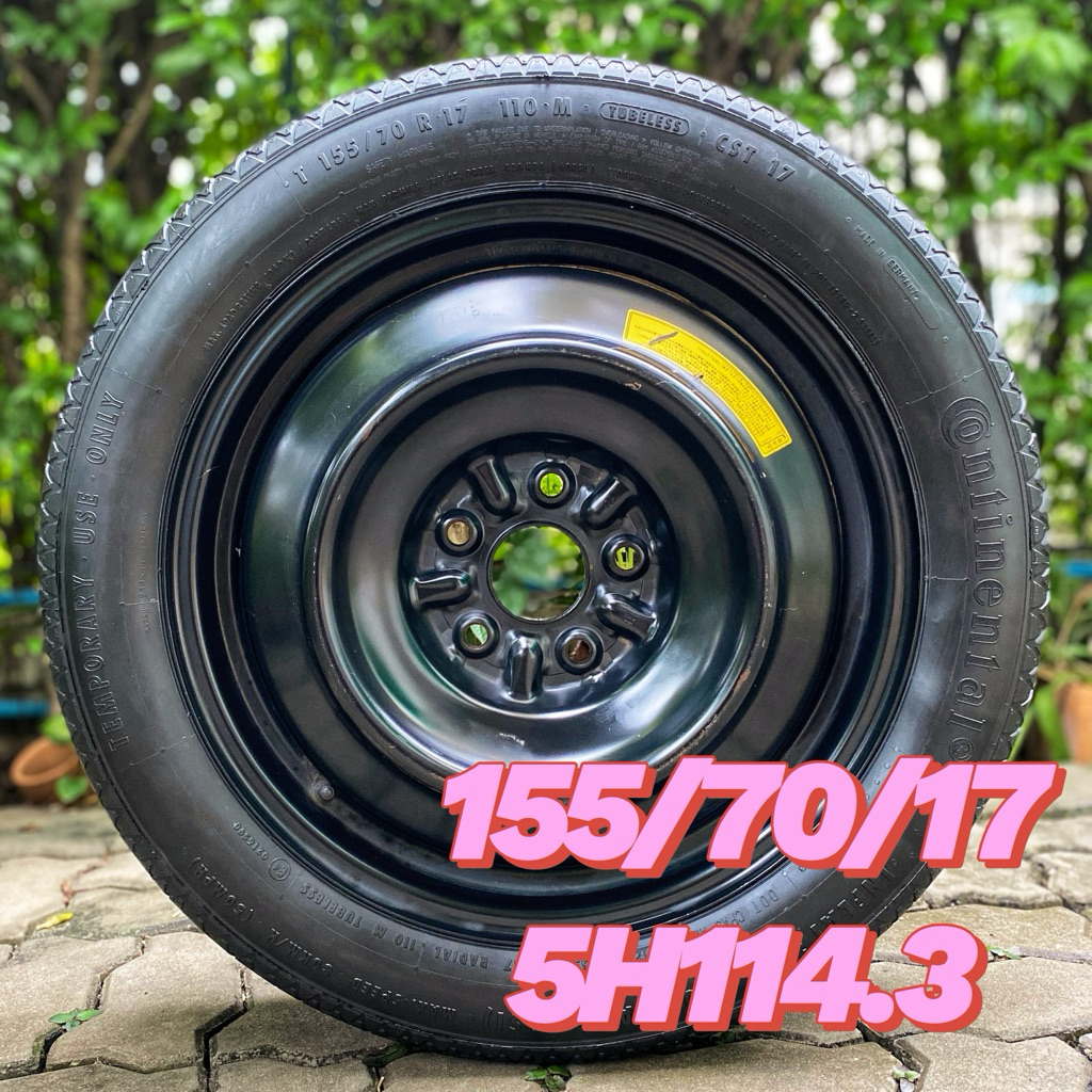 ล้ออะไหล่ มือสองญี่ปุ่น 5 รู 114.3 ขนาดยาง 155/70/17 145/70/17, 135/70 ...
