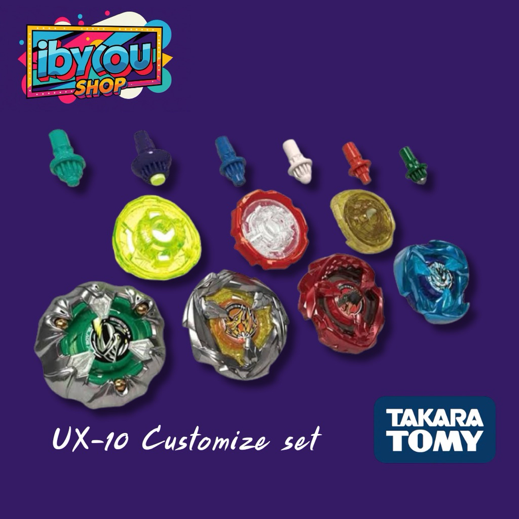 ‼️พร้อมส่ง [JP] Ux-10 Customize set TakaraTomy Beyblade x ของแท้ 100% พร้อมส่ง | Shopee Thailand