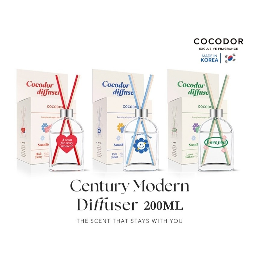 COCODOR MODERN CENTURY DIFFUSER 200 ml ก้านไม้หอม ปรับอากาศ ดิฟฟิวเซอร์ แบรนด์ดังจากเกาหลี ของ ...