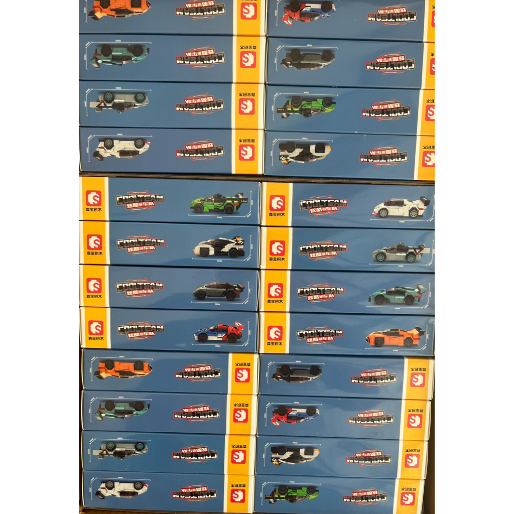 (เลือกสินค้า) Sembo Blocks Coolteam Racing Car sport building blocks ...