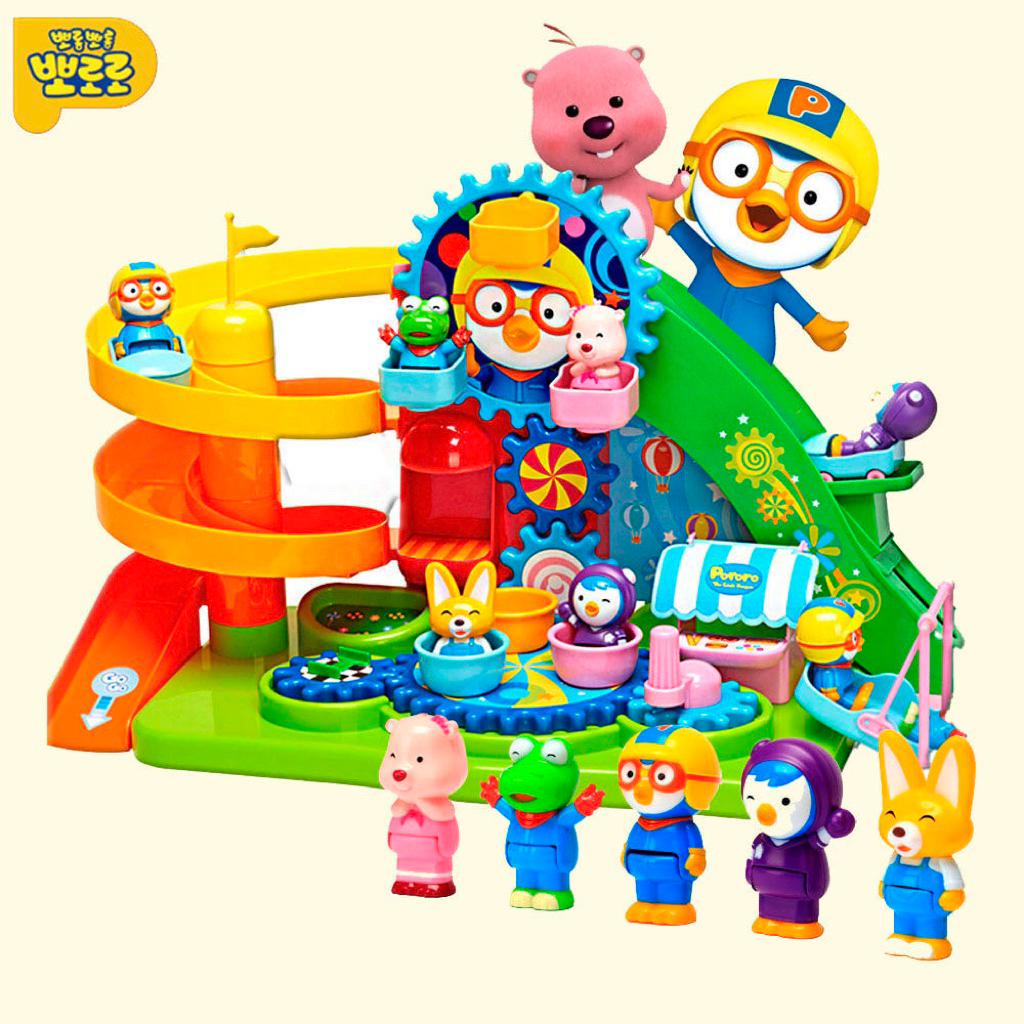 [Pororo] Pororo Amusement Park Toy Set | ชุดของเล่นสวนสนุก Pororo ...