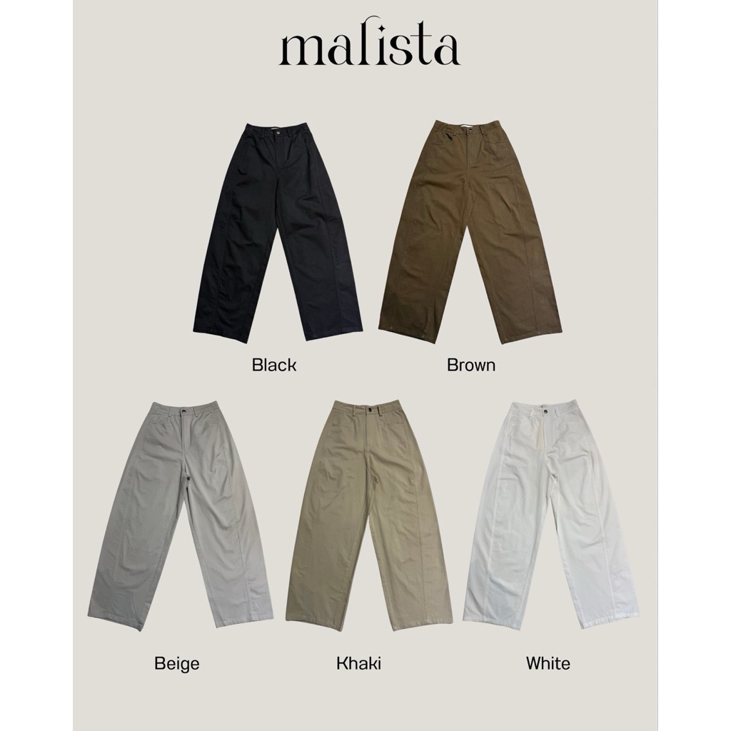 MALISTA - MOEI TROUSERS กางเกงทรงบอลลูน | Shopee Thailand