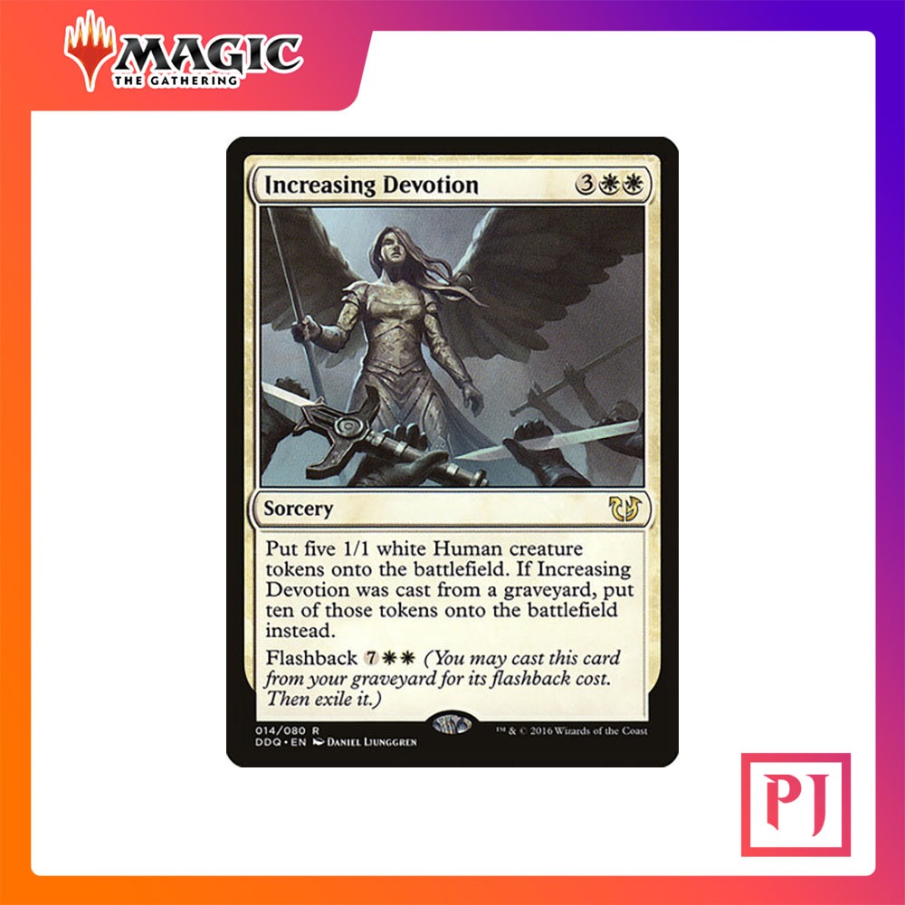 [MTG] Increasing Devotion [DDQ] [WHITE] [RARE] [NORMAL] [ENG] (การ์ดเม ...