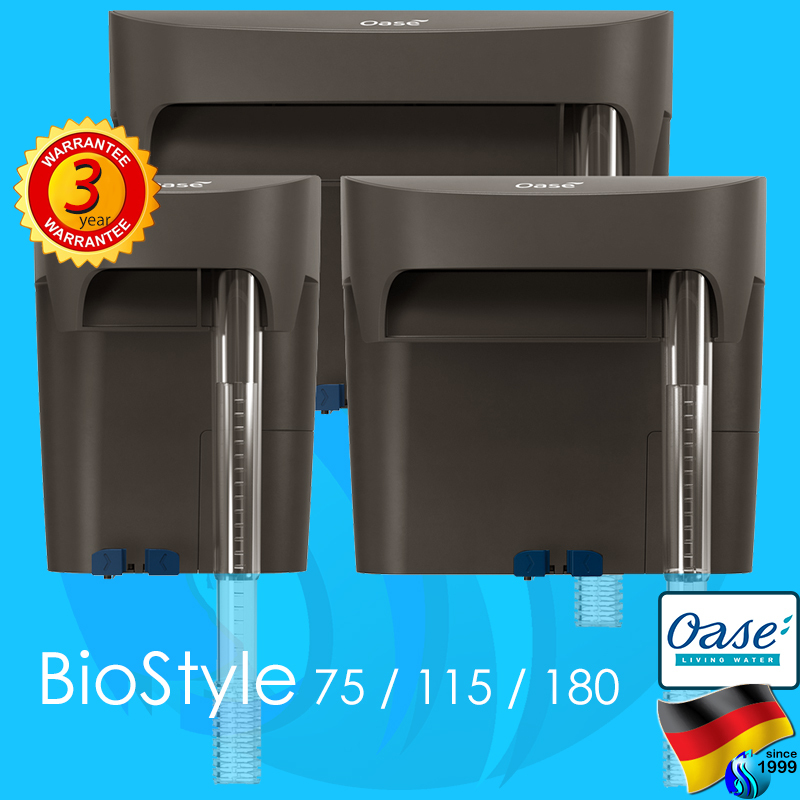 Oase BioStyle 75 / 110 / 180 กรองแขวนตู้ปลา Hang on back filter พร้อม ...