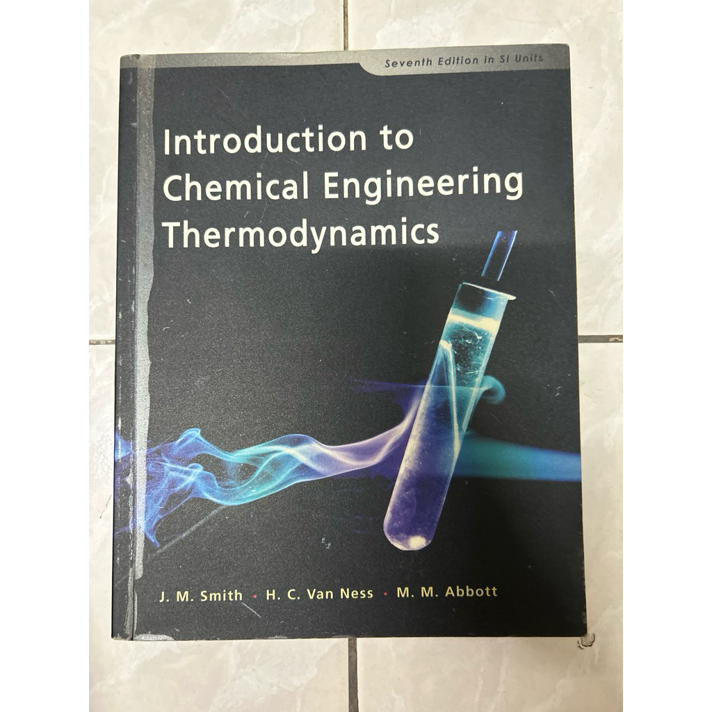 introduction to chemical engineering thermodynamics มือสอง | Shopee ...
