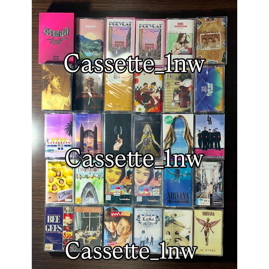 เทปเพลงไทย สากล เทปคาสเซ็ท cassette tape: Hybs, polycat, เรนิษรา, Ink ...
