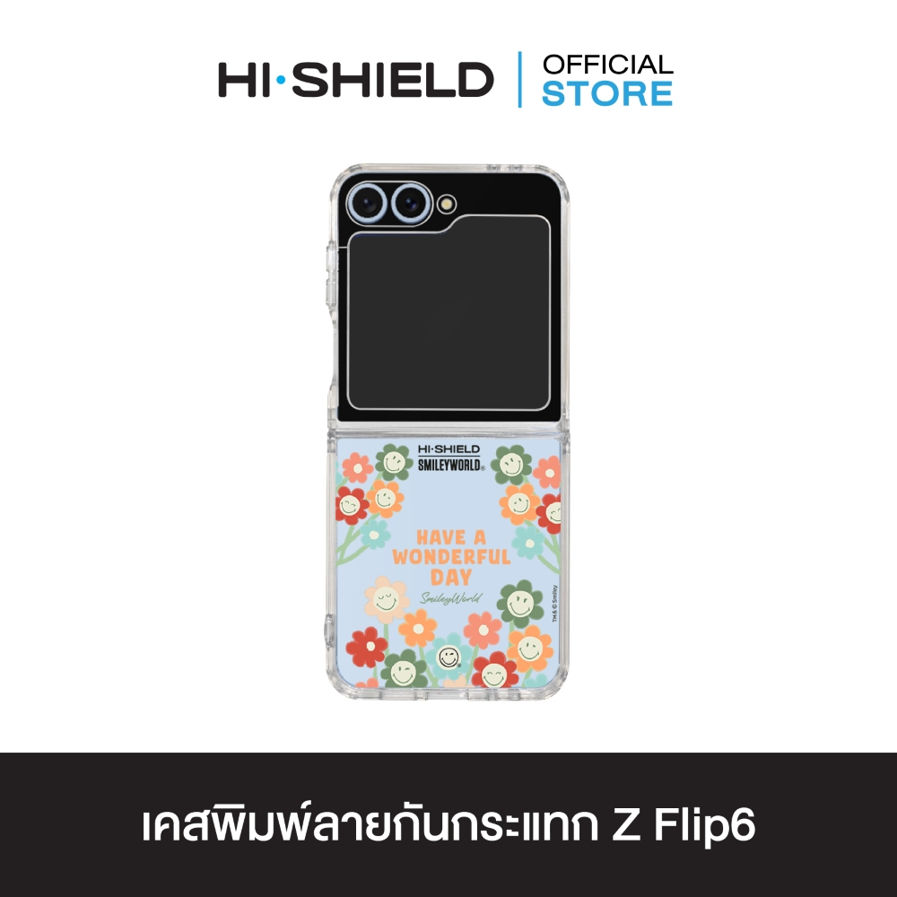 [ZFLIP7 / ZFLIP6] HI-SHIELD Stylish เคสใสกันกระแทก Samsung ZFLIP7 ...