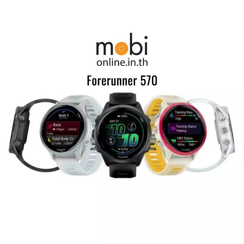 Garmin Forerunner 570 ขนาด 42mm / 47mm สมาร์ทวอทช์สำหรับนักวิ่ง ประกัน ...