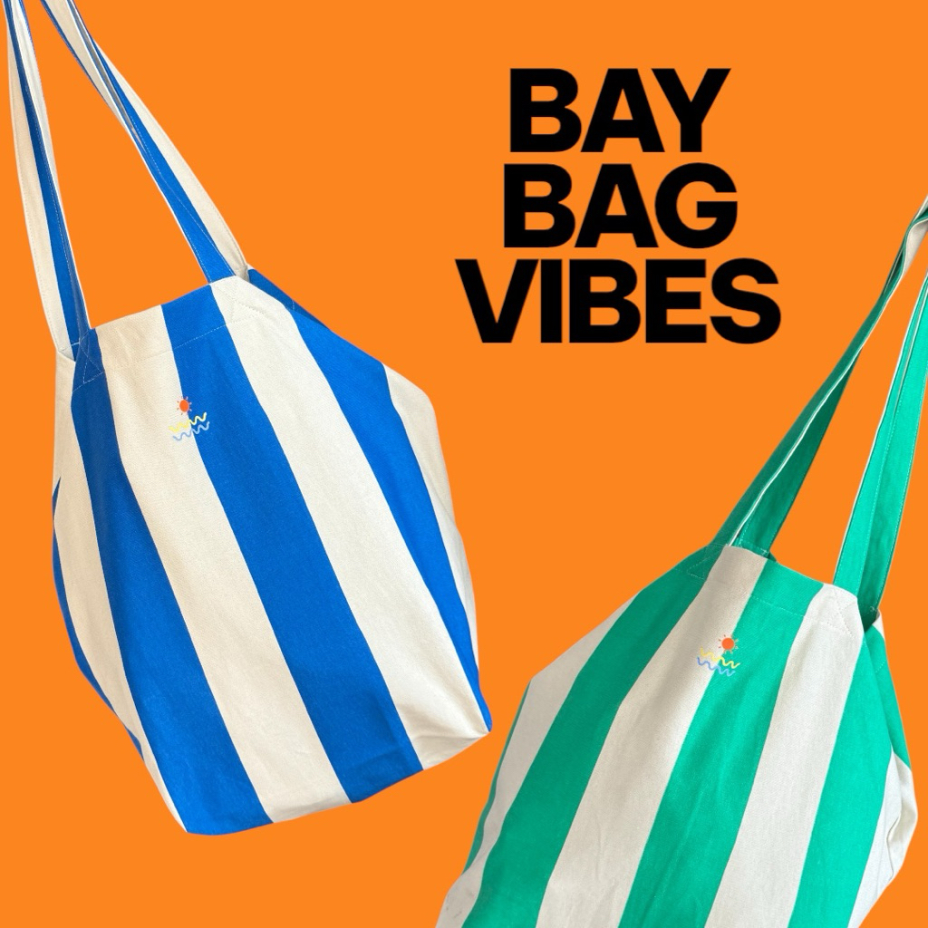 tote bags bay vibes . store851 | Shopee Thailand
